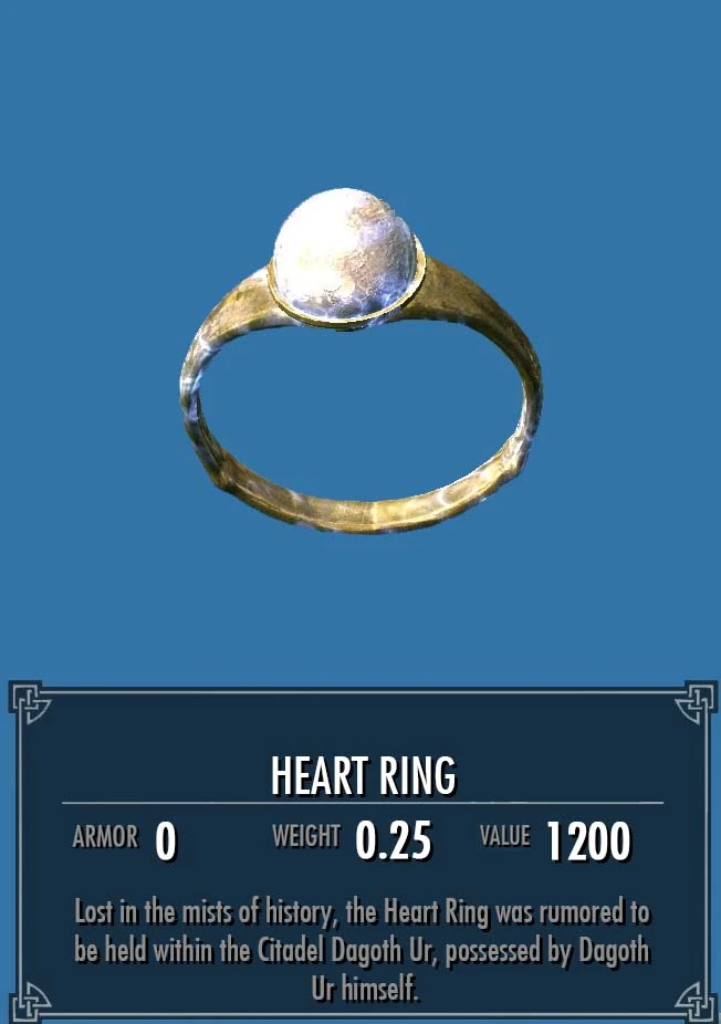 Heart Ring | Legacy of the Dragonborn | Fandom