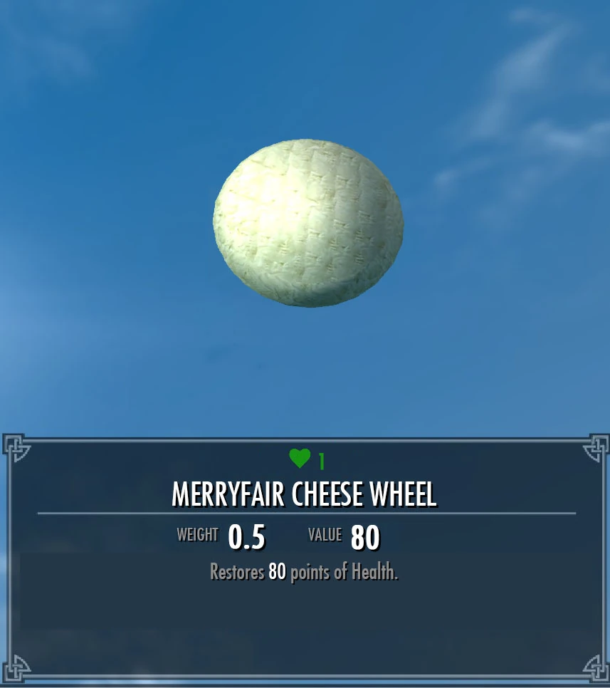 Merryfair Cheese Wheel | Legacy of the Dragonborn | Fandom