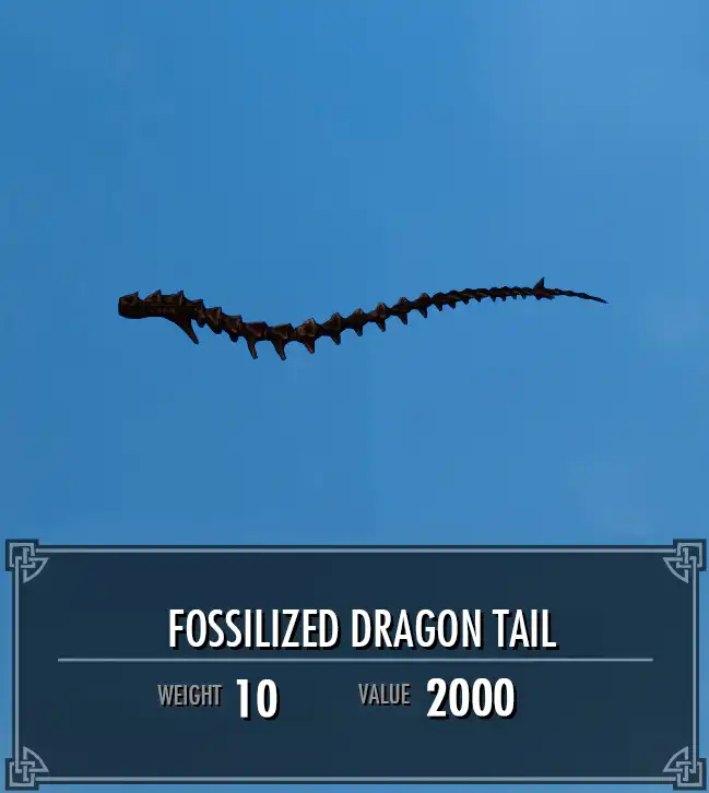 Fossilized Dragon Tail | Legacy of the Dragonborn | Fandom