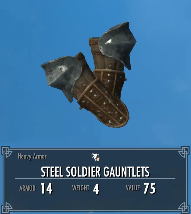 Steel Soldier Gauntlets | Legacy of the Dragonborn | Fandom