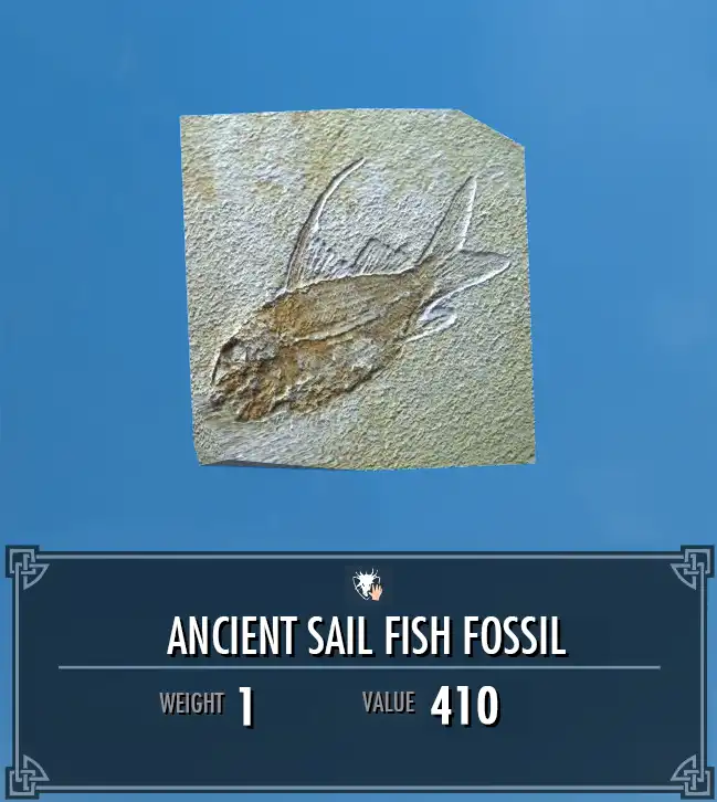 Ancient Sail Fish Fossil | Legacy of the Dragonborn | Fandom