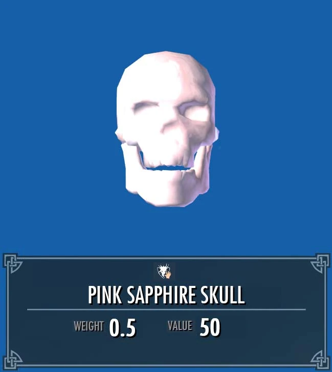Pink Sapphire Skull | Legacy of the Dragonborn | Fandom