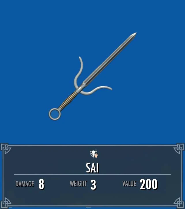 Sai | Legacy of the Dragonborn | Fandom