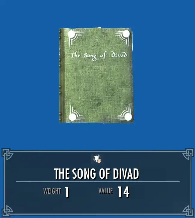 The Song of Divad | Legacy of the Dragonborn | Fandom