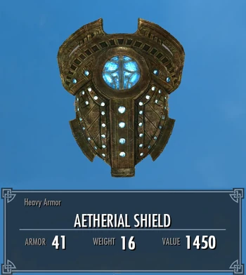 Aetherial Shield (Aetherium Armor) | Legacy of the Dragonborn | Fandom