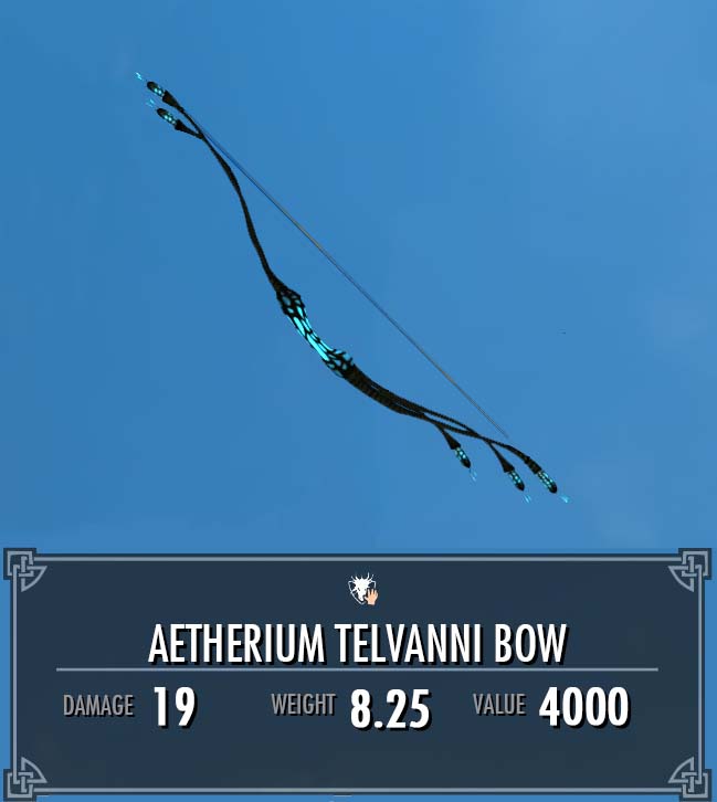 Aetherium Telvanni Bow Legacy Of The Dragonborn Fandom
