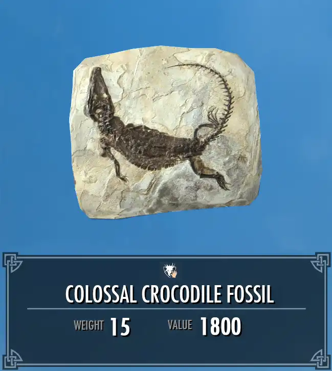 Colossal Crocodile Fossil | Legacy of the Dragonborn | Fandom