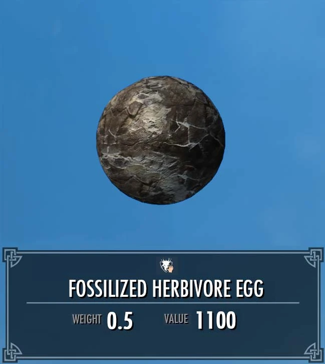 Fossilized Herbivore Egg | Legacy of the Dragonborn | Fandom