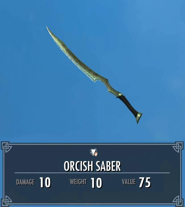 Orcish Saber | Legacy of the Dragonborn | Fandom