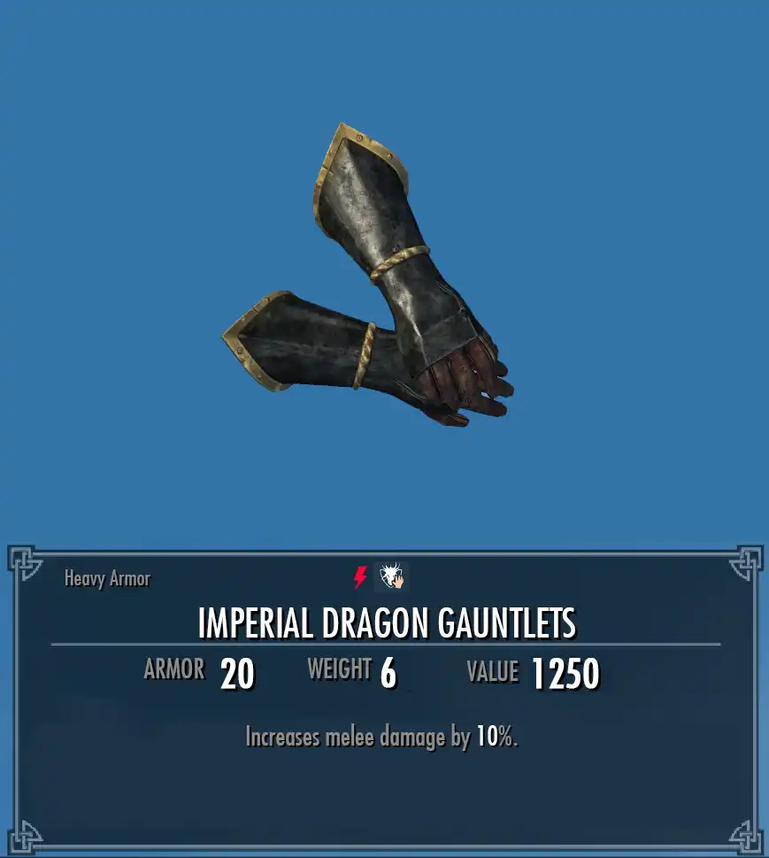 Imperial Dragon Gauntlets | Legacy of the Dragonborn | Fandom