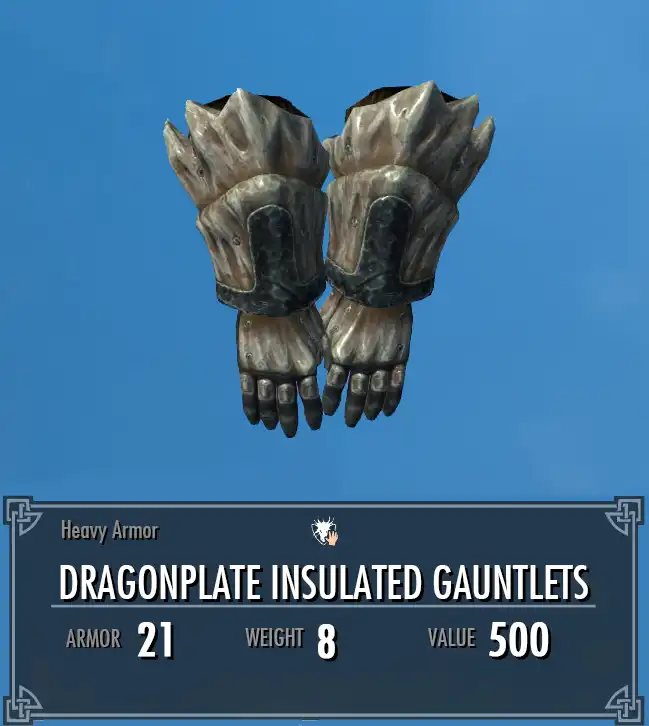 Dragonplate Insulated Gauntlets | Legacy of the Dragonborn | Fandom