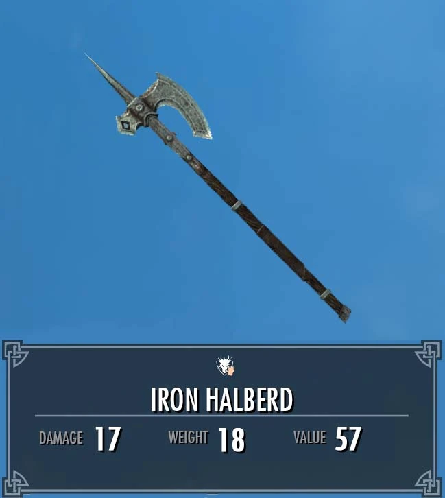 Iron Halberd | Legacy of the Dragonborn | Fandom