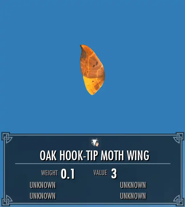 Oak Hook-Tip Moth Wing | Legacy of the Dragonborn | Fandom