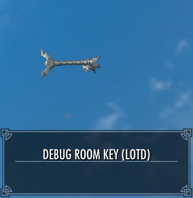 Debug Room Key | Legacy of the Dragonborn | Fandom