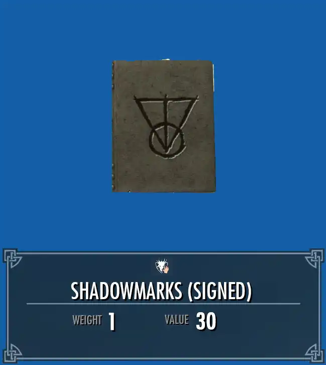 Shadowmarks (Signed) | Legacy of the Dragonborn | Fandom