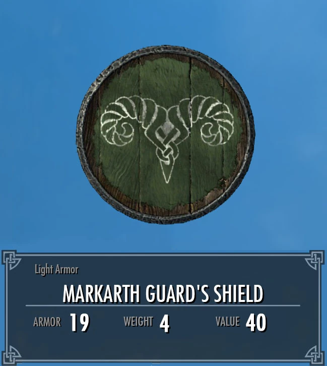Markarth Guard's Shield | Legacy of the Dragonborn | Fandom