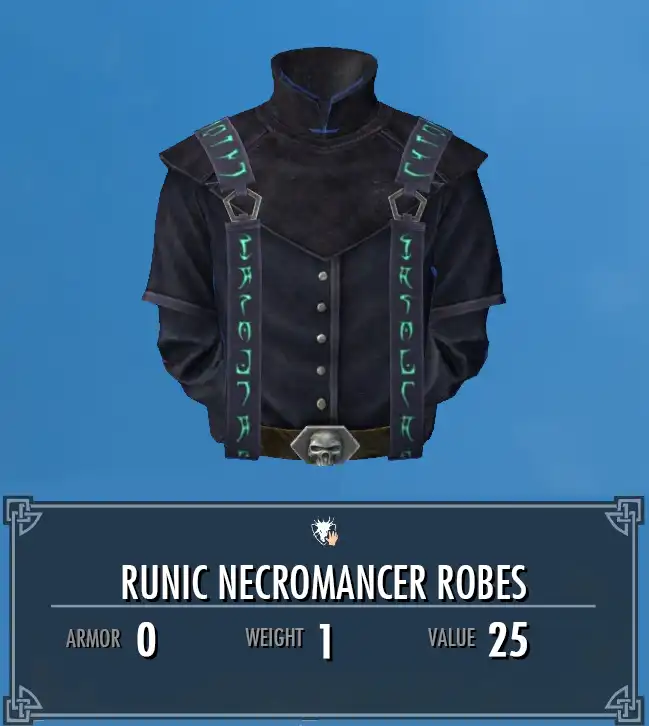 Runic Necromancer Robes | Legacy of the Dragonborn | Fandom