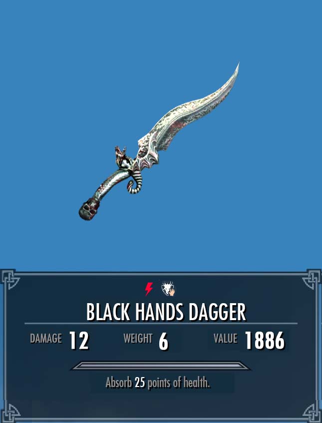 Black Hands Dagger Legacy Of The Dragonborn Fandom
