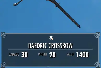Daedric Crossbow