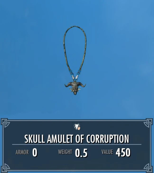 Skyrim Skull Of Corruption