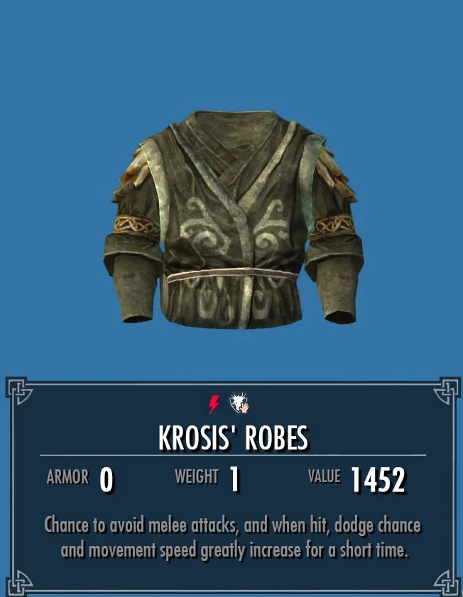Krosis' Robes | Legacy of the Dragonborn | Fandom