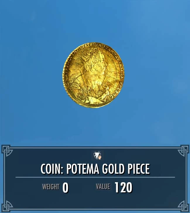 Potema Gold Piece | Legacy of the Dragonborn | Fandom