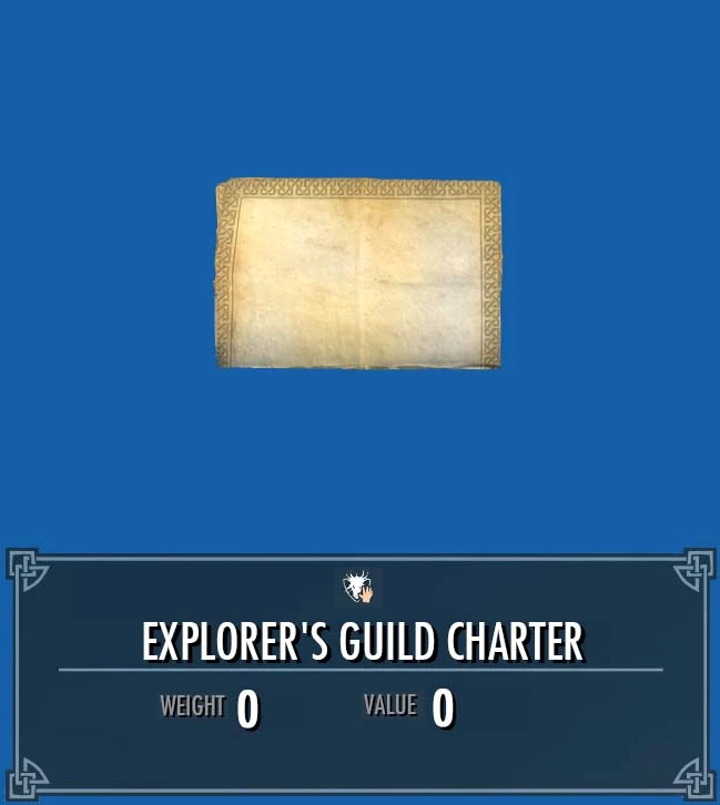 Explorer's Guild Charter | Legacy of the Dragonborn | Fandom