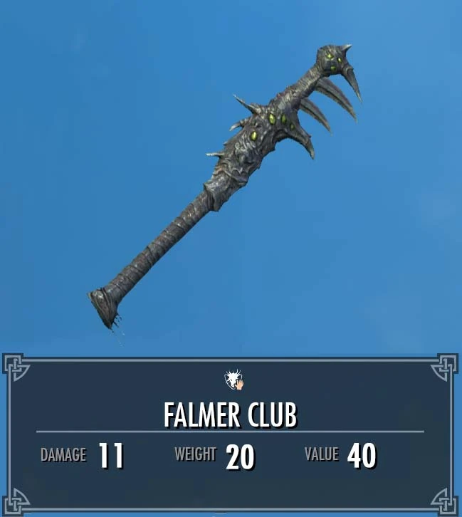 Falmer Club | Legacy of the Dragonborn | Fandom