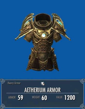 Aetherium Armor | Legacy of the Dragonborn | Fandom