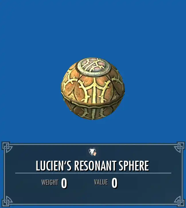 Lucien's Resonant Sphere | Legacy of the Dragonborn | Fandom
