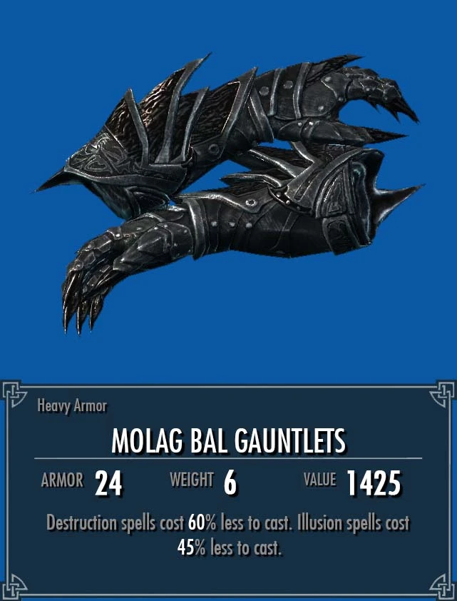 Molag Bal Gauntlets | Legacy of the Dragonborn | Fandom