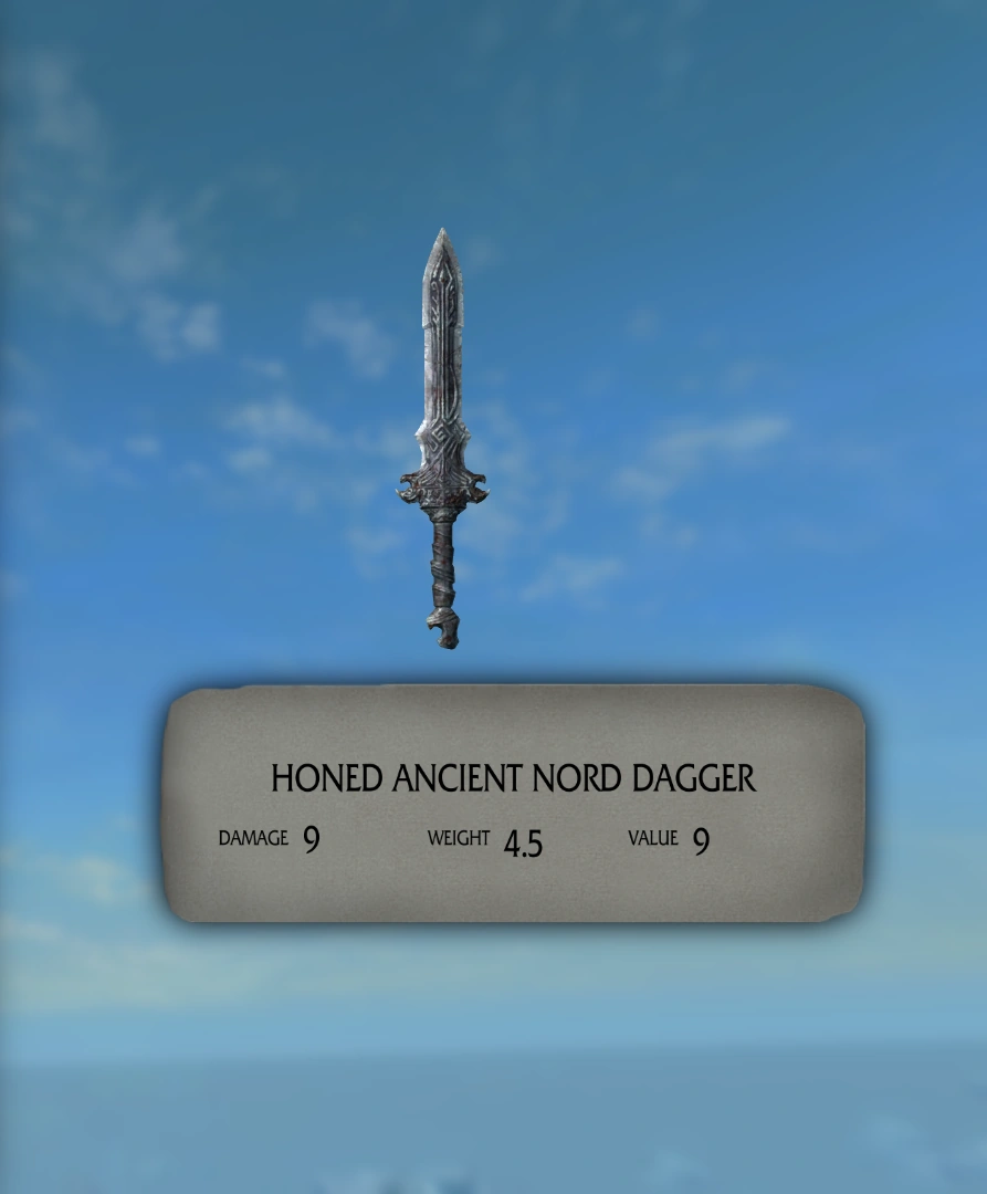 Honed Ancient Nord Dagger (CC) | Legacy of the Dragonborn | Fandom