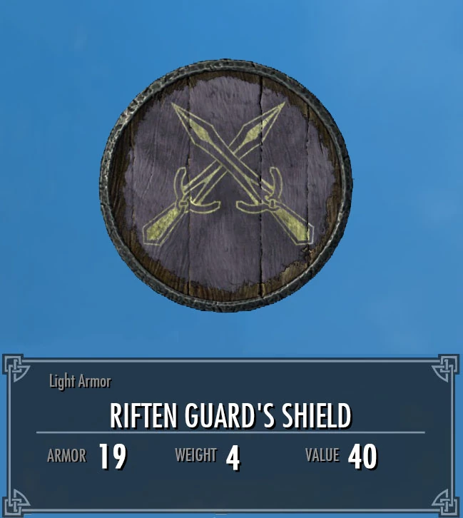 Riften Guard's Shield | Legacy of the Dragonborn | Fandom