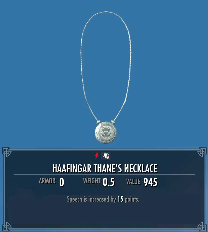 Haafingar Thane's Necklace | Legacy of the Dragonborn | Fandom