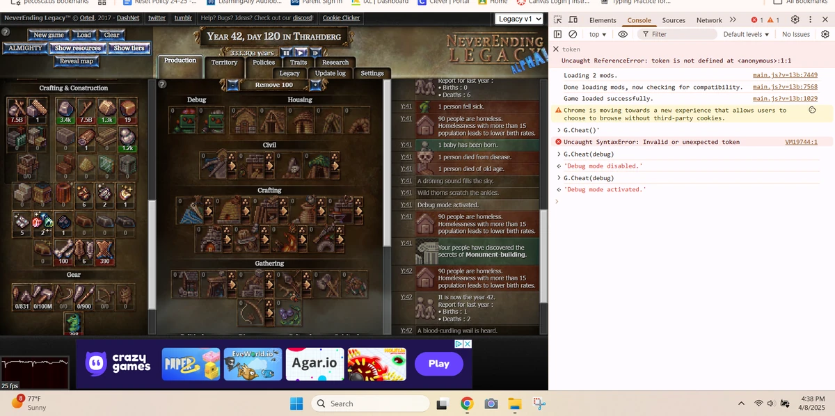 Cheats | Legacy Wiki | Fandom