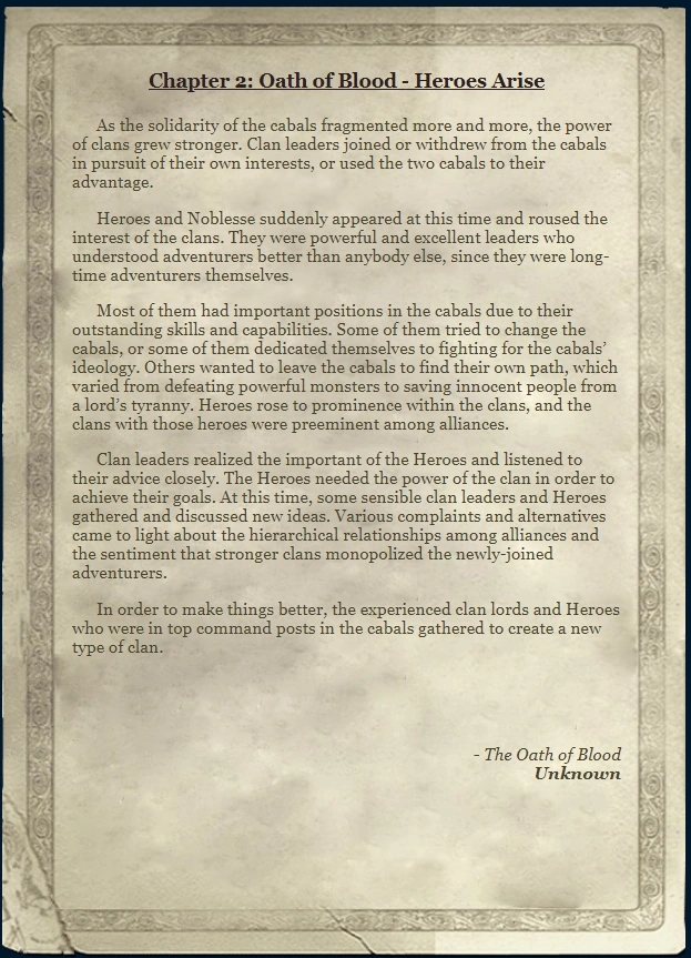 C5 - Oath of Blood - Heroes Arise | Legacy.lineage2 Wiki | Fandom