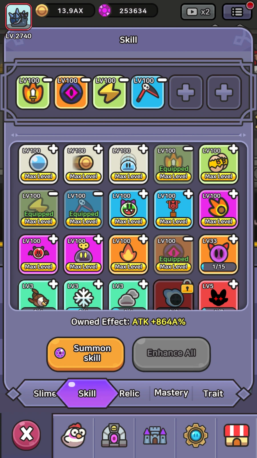 Skills | Legend Of Slime: Idle RPG War Wiki | Fandom