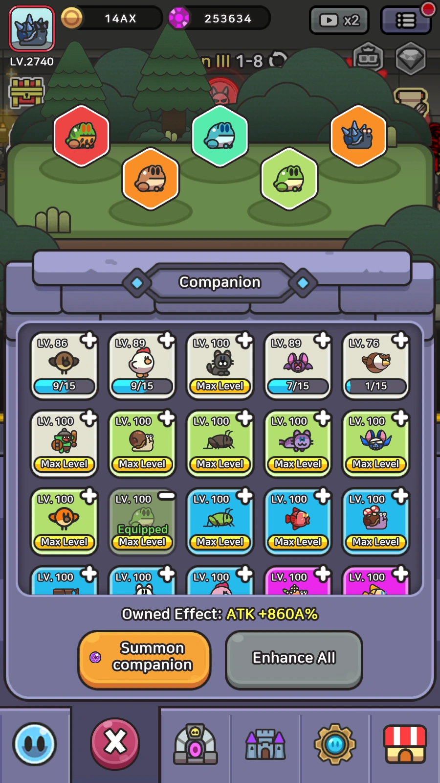 Companions | Legend Of Slime: Idle RPG War Wiki | Fandom