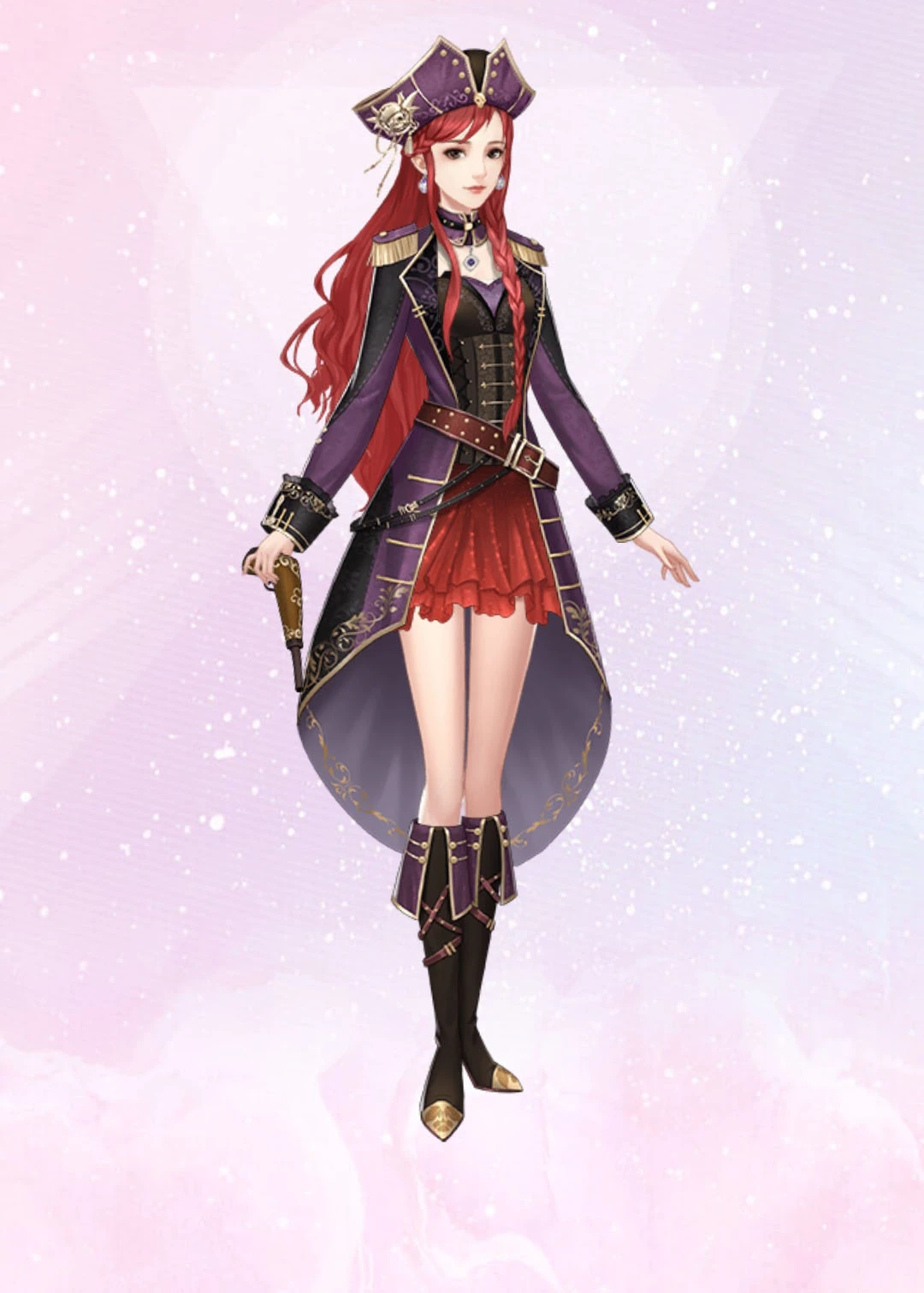 Female Pirate Captain Drawings OC] Lora The Human Tempest Cleric