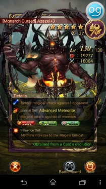 Azazel | Legend Online - Pocket Edition Wiki | Fandom