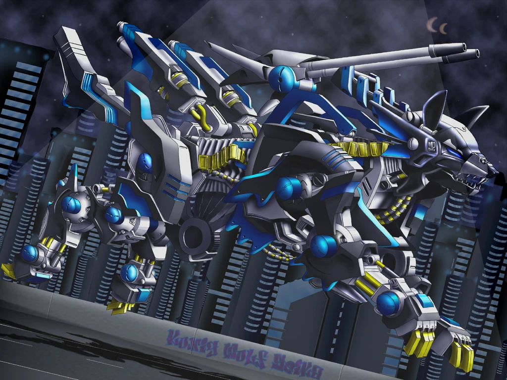 Blue Wolf Zord