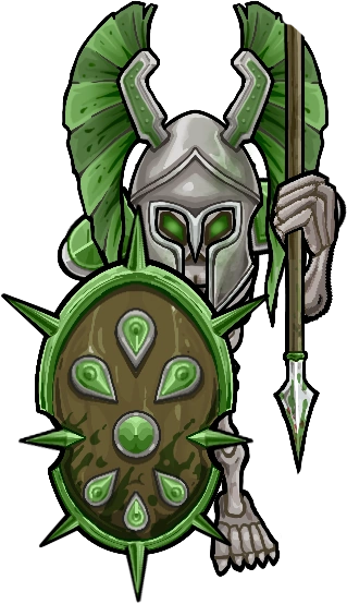 Green Skeleton Spearman II | Legendary Hoplite Wiki | Fandom