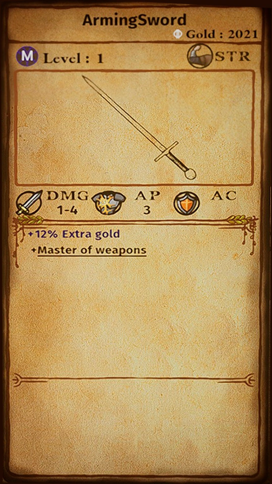 Arming Sword | Legendary Tales VR Wiki | Fandom