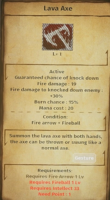 Lava Axe | Legendary Tales VR Wiki | Fandom