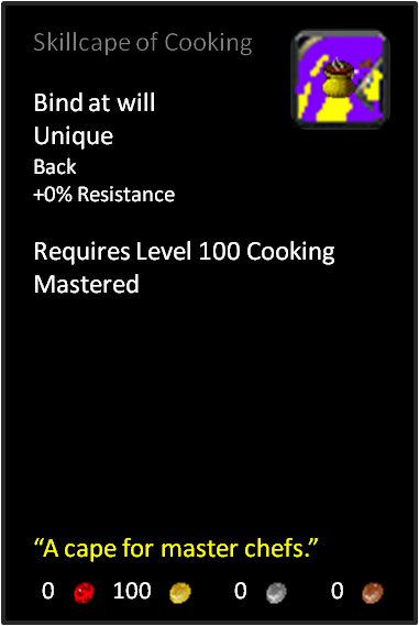 Skillcape of Cooking | A Legend's Legacy Wiki | Fandom