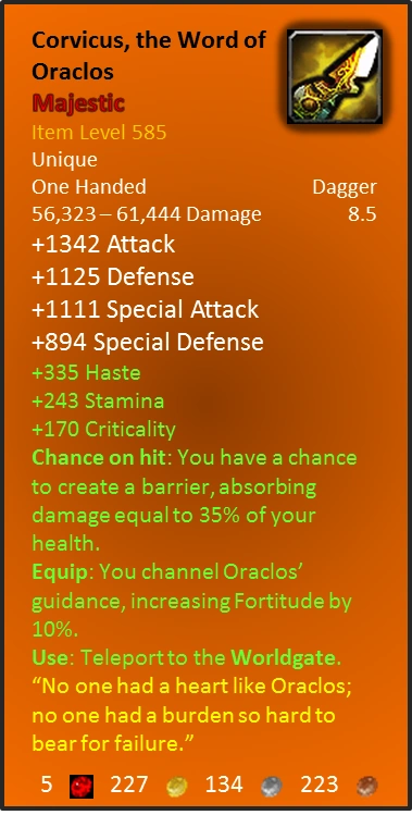 Corvicus, the Word of Oraclos | A Legend's Legacy Wiki | Fandom