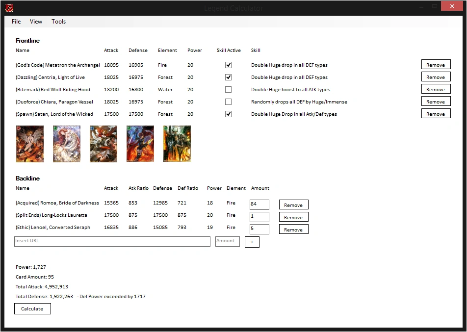 Legend Attack/Defense Calculator | Legend of the Cryptids Wiki | Fandom
