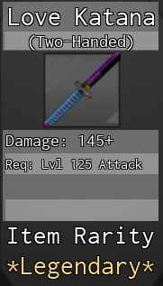 Love Katana | Legends Re:Written Wiki | Fandom
