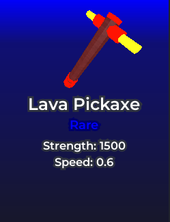 Lava Pickaxe | Mining World Wiki | Fandom