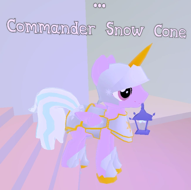 Commander Snow Cone | Legends of Equestria Wiki | Fandom